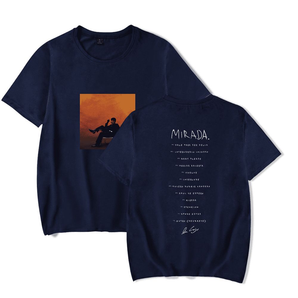 Ivan Cornejo Mirada Album Merch T-Shirt Women Men Crewneck Short Sleeve ...