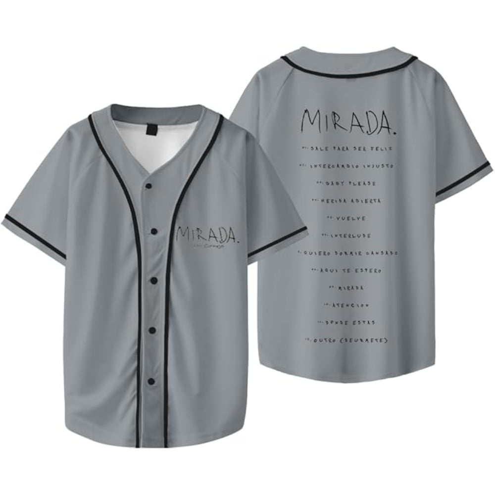 Ivan Cornejo Mirada Merch Baseball Jersey V-Neck Shirt Women Men Short ...