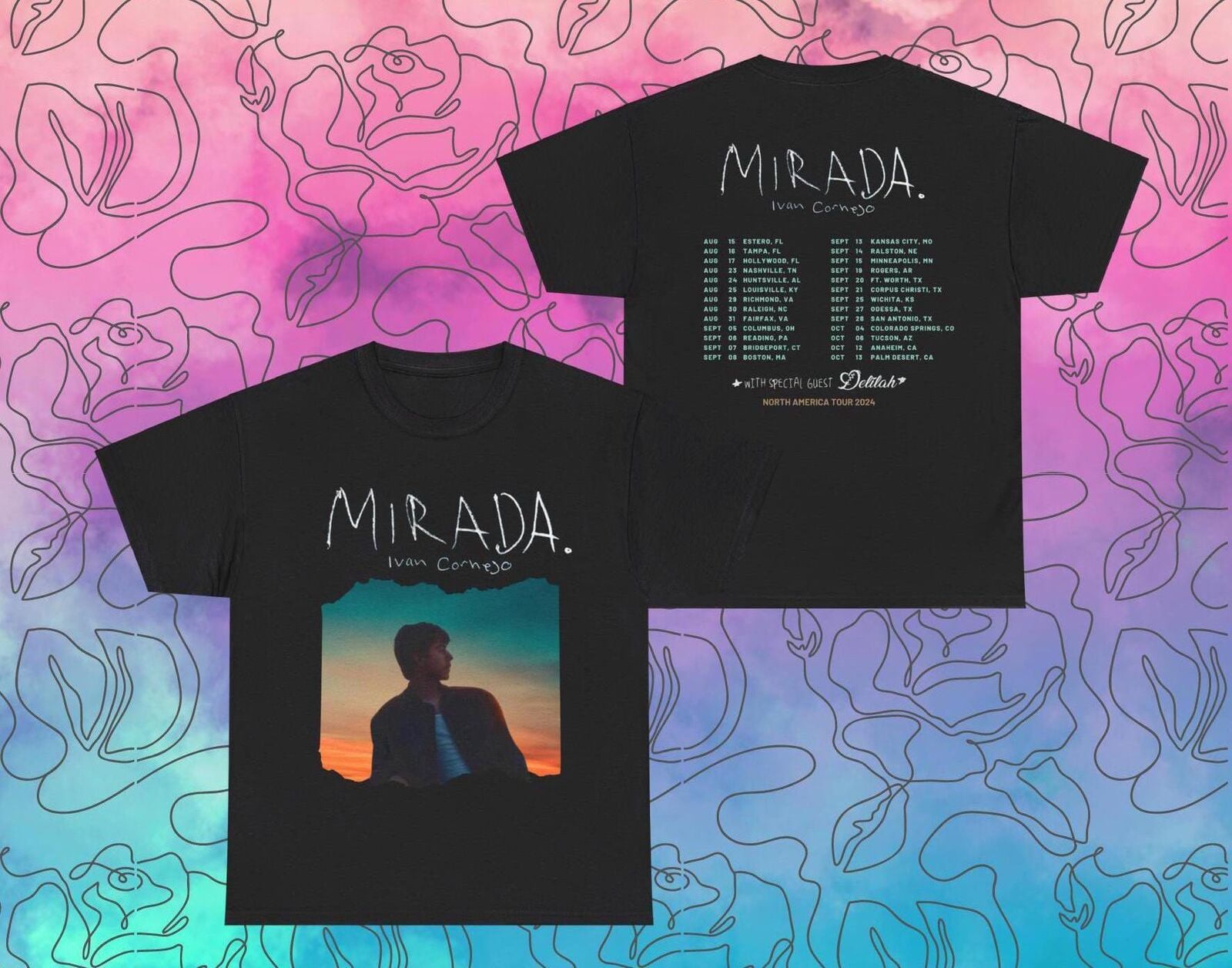 Ivan Cornejo Mirada Tour 2024 - Fan Inspired Ivan CornejoTour Shirt ...