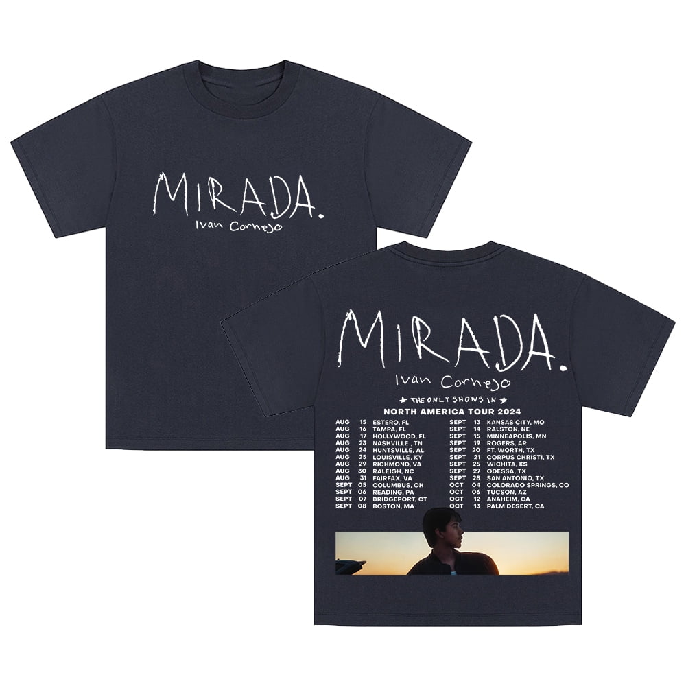 Ivan Cornejo Mirada Tour 2024 T-shirt Short Sleeve Cotton Tee Women Men ...