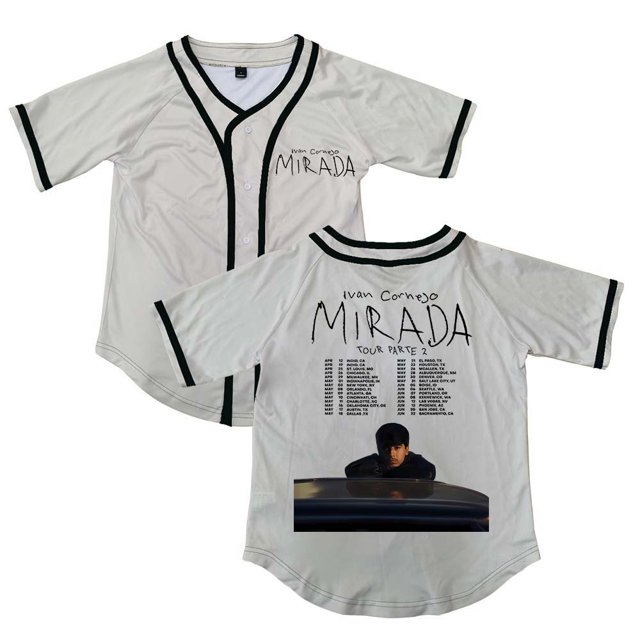 Ivan Cornejo Mirada Tour 2025 Merch Button V-Neck Shirt Women Men Short ...