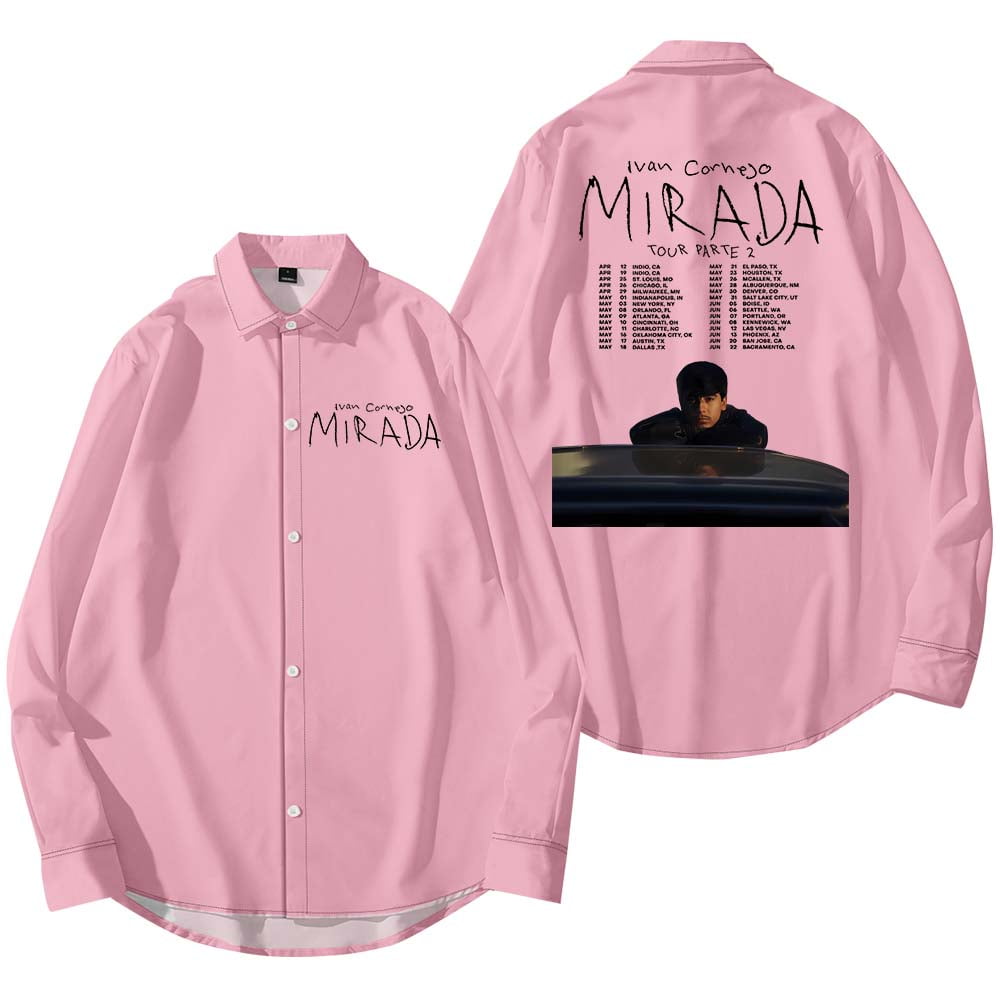Ivan Cornejo Mirada Tour 2025 Merch Shirt Women Men Long Sleeve Casual ...