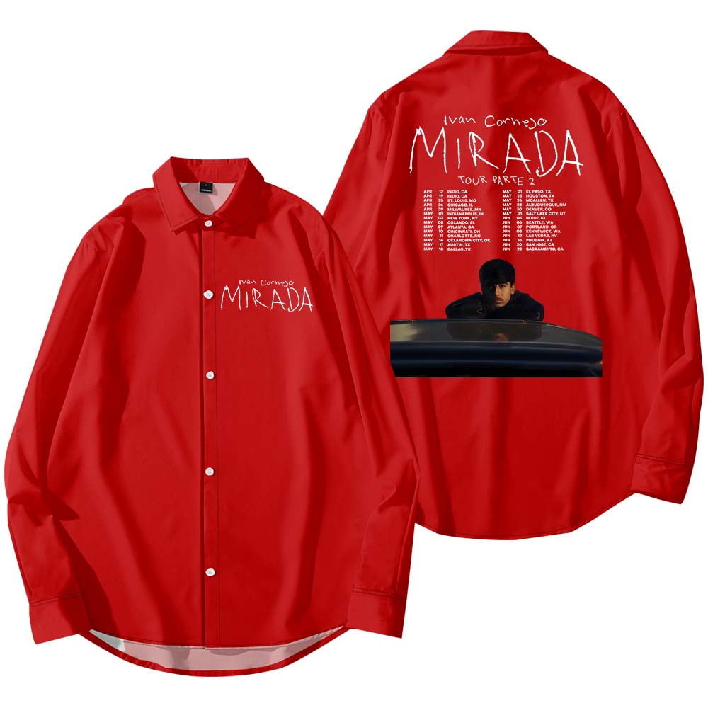 Ivan Cornejo Mirada Tour 2025 Merch Shirt Women Men Long Sleeve Casual ...