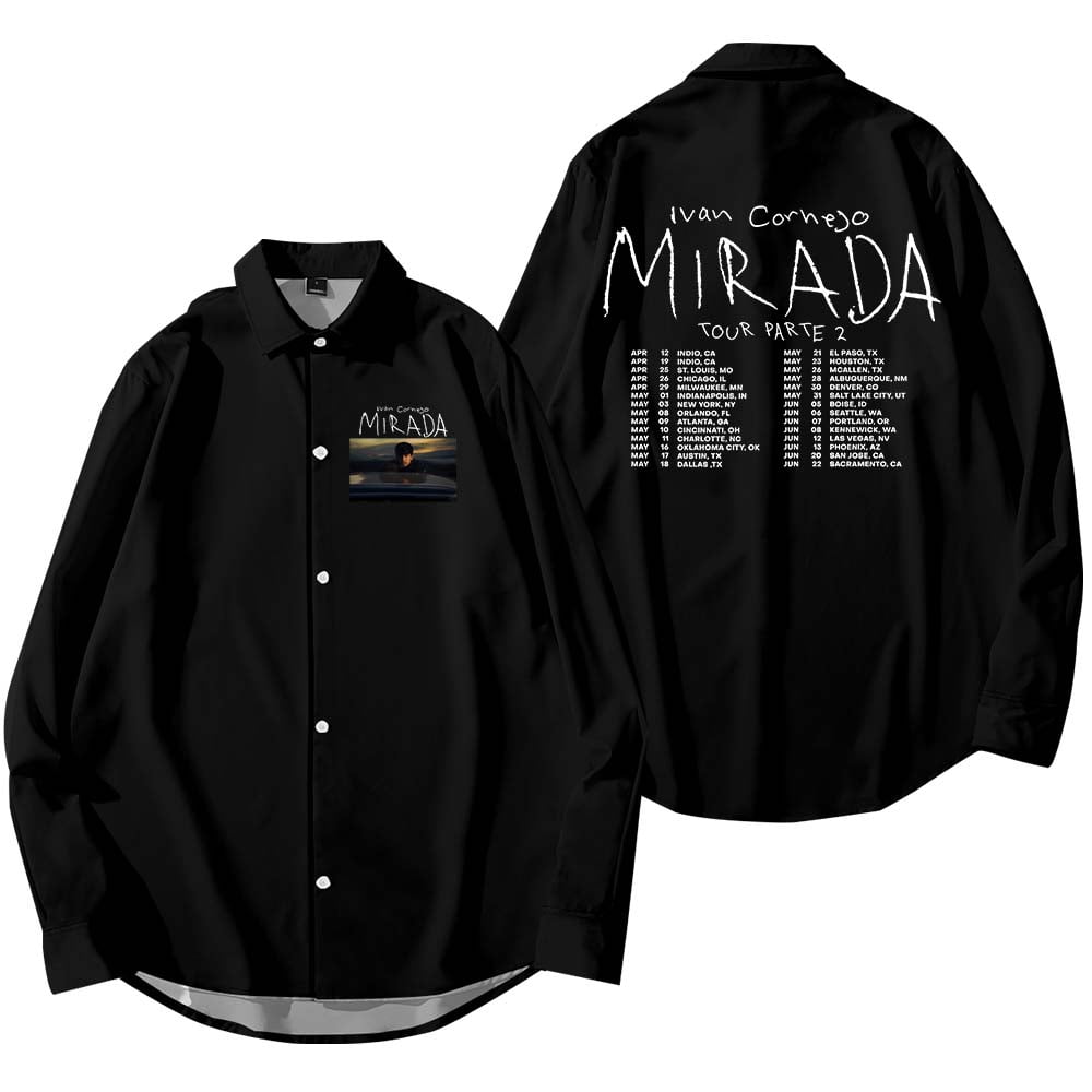 Ivan Cornejo Mirada Tour 2025 Merch Shirt Women Men Long Sleeve Casual ...