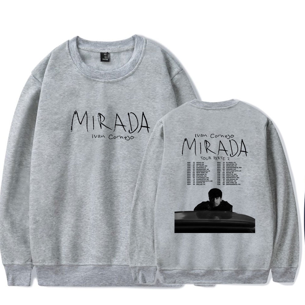Ivan Cornejo Mirada Tour Merch Long Sleeve Crewneck Sweatshirt For Men ...