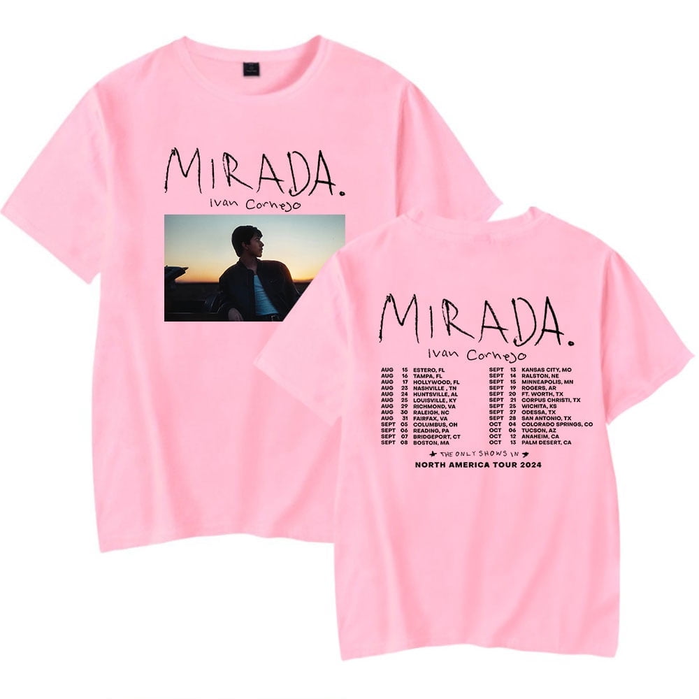 Ivan Cornejo Mirada Tour Merch Women's Men's Fashion T-shirt Summer ...
