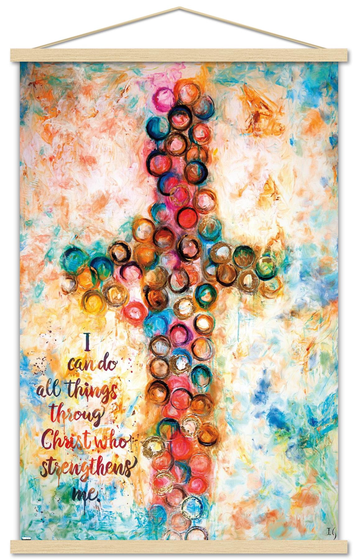 Ivan Guaderrama - Steadfast-Versiculo Wall Poster with Magnetic Frame ...