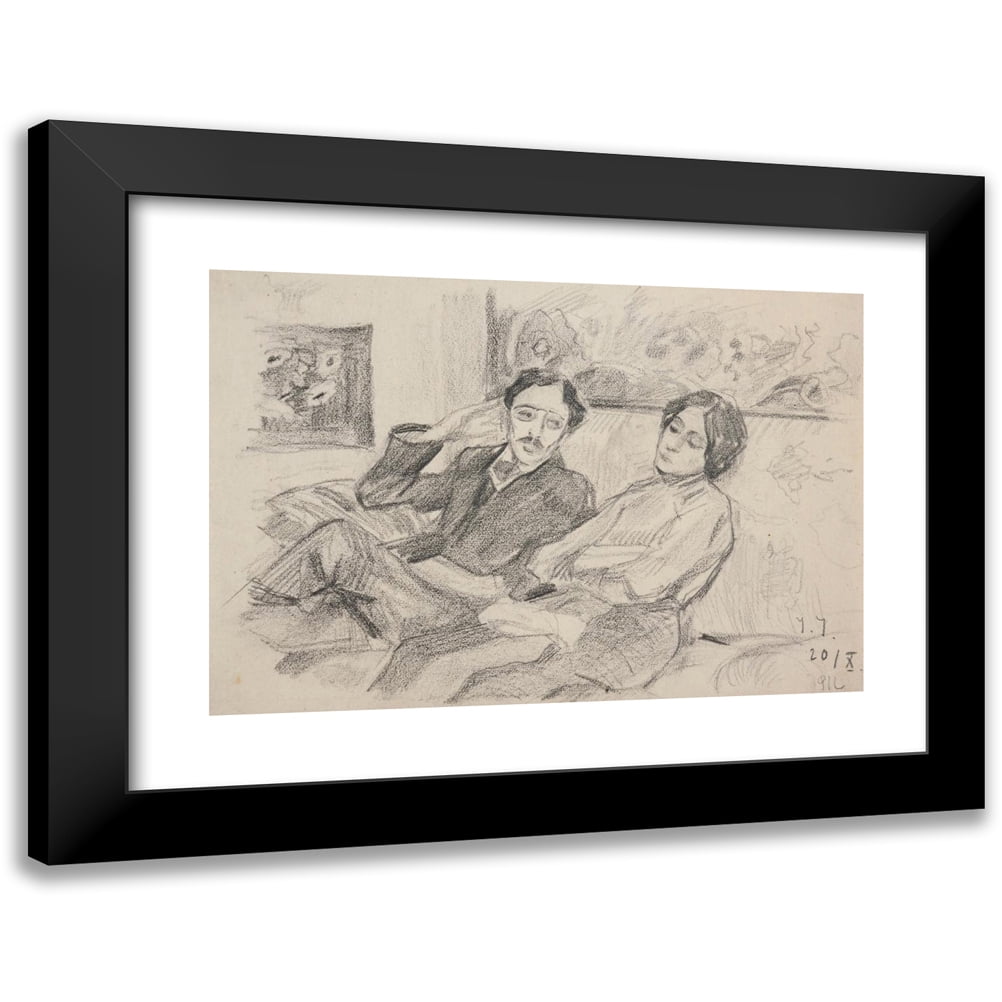 Ivan Ivanec 14x11 Black Modern Framed Museum Art Print Titled - A Man ...