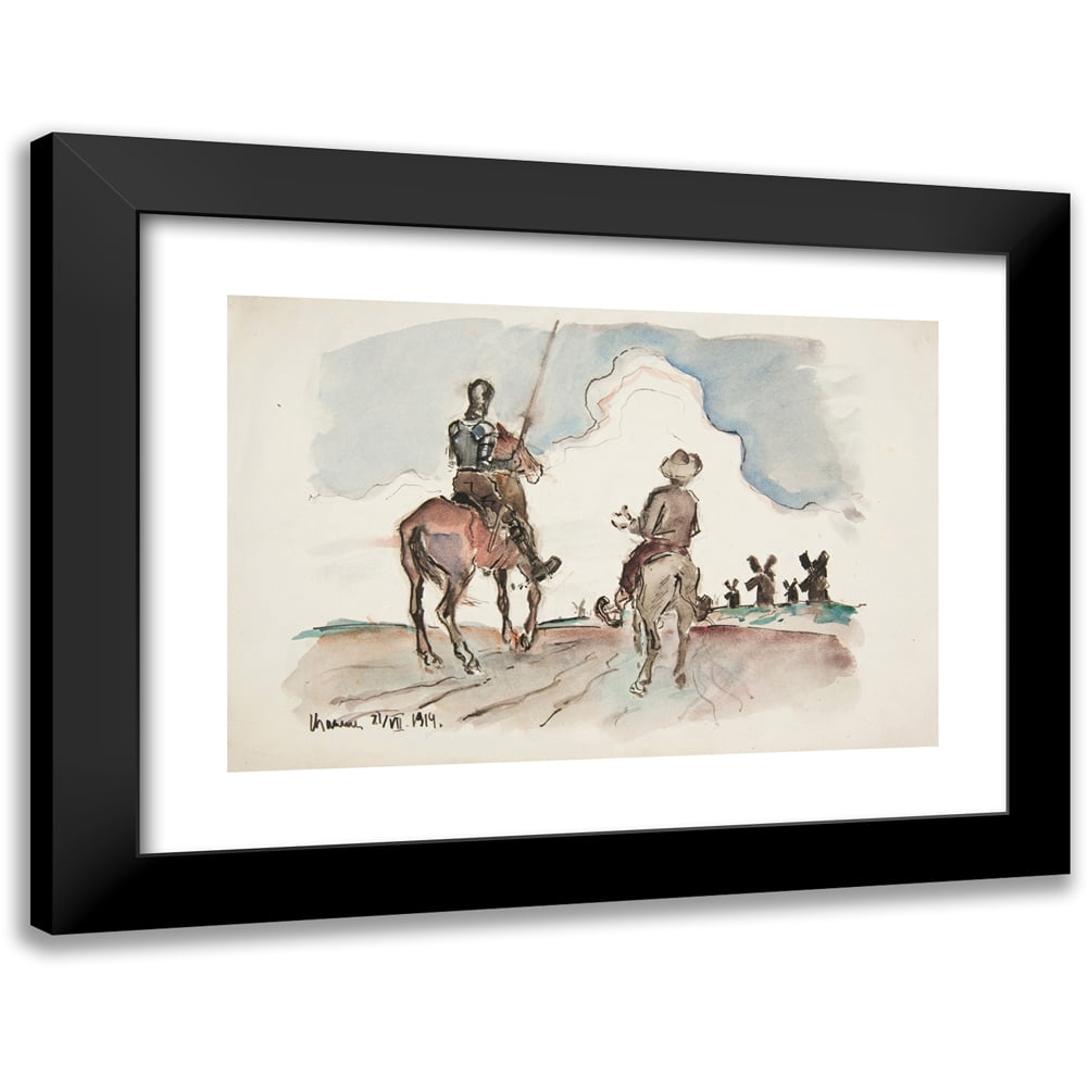 Ivan Ivanec 14x11 Black Modern Framed Museum Art Print Titled - Don ...