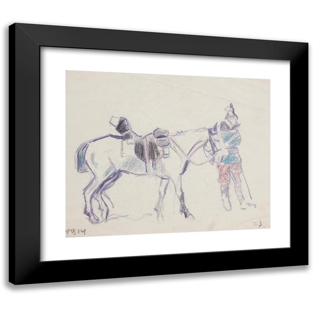 Ivan Ivanec 14x12 Black Modern Framed Museum Art Print Titled - German ...
