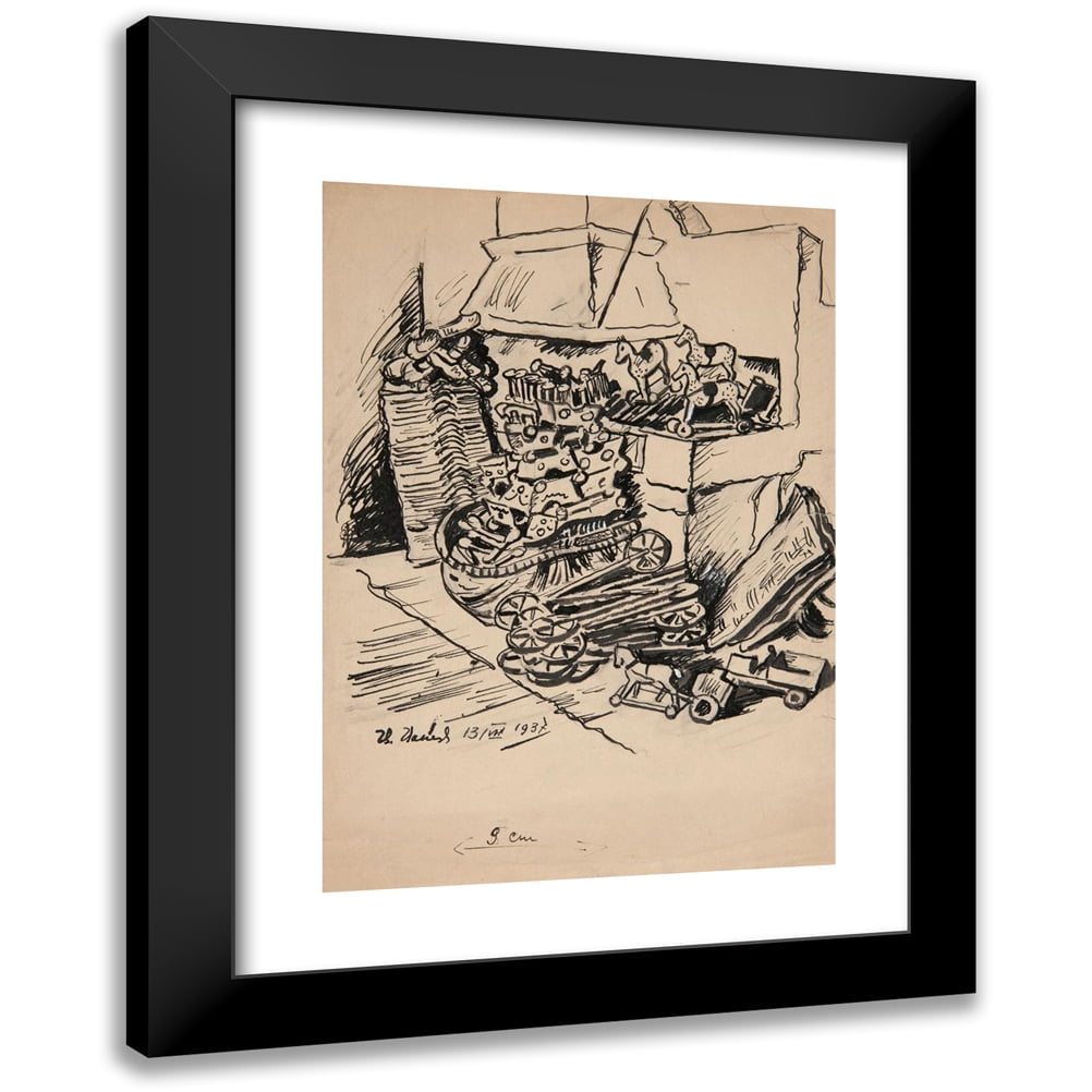 Ivan Ivanec 18x24 Black Modern Framed Museum Art Print Titled ...