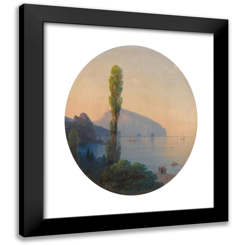 Ivan Konstantinovich Aivazovsky 12x14 Black Modern Framed Museum Art ...
