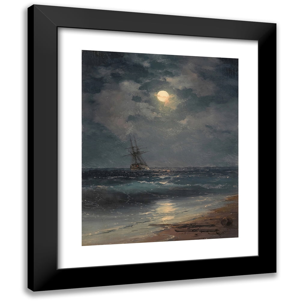 Ivan Konstantinovich Aivazovsky 15x18 Black Modern Framed Museum Art ...