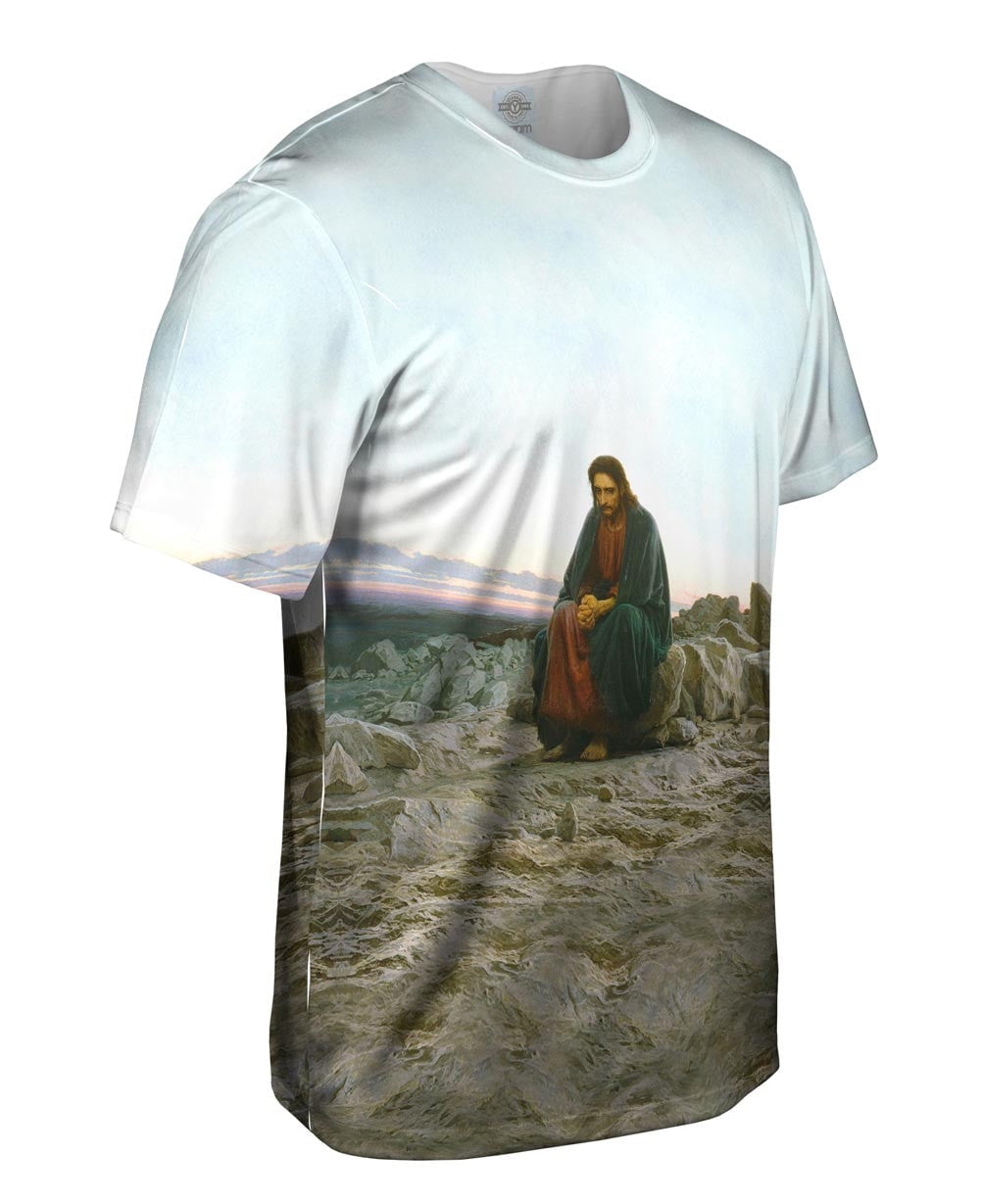 Ivan Kramskoi - Christ In The Desert 1883 Mens T-Shirt All Over Print - Walmart.com