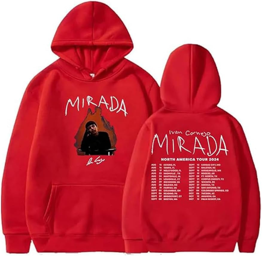 Ivan Mirada Tour 2024 Merch Hoodie For Men Women Fashion Cornejo Long ...