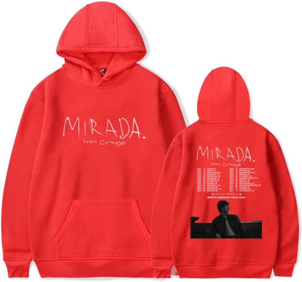 Ivan Mirada Tour 2024 Merch Hoodies Women Men Long Sleeve Pullover ...