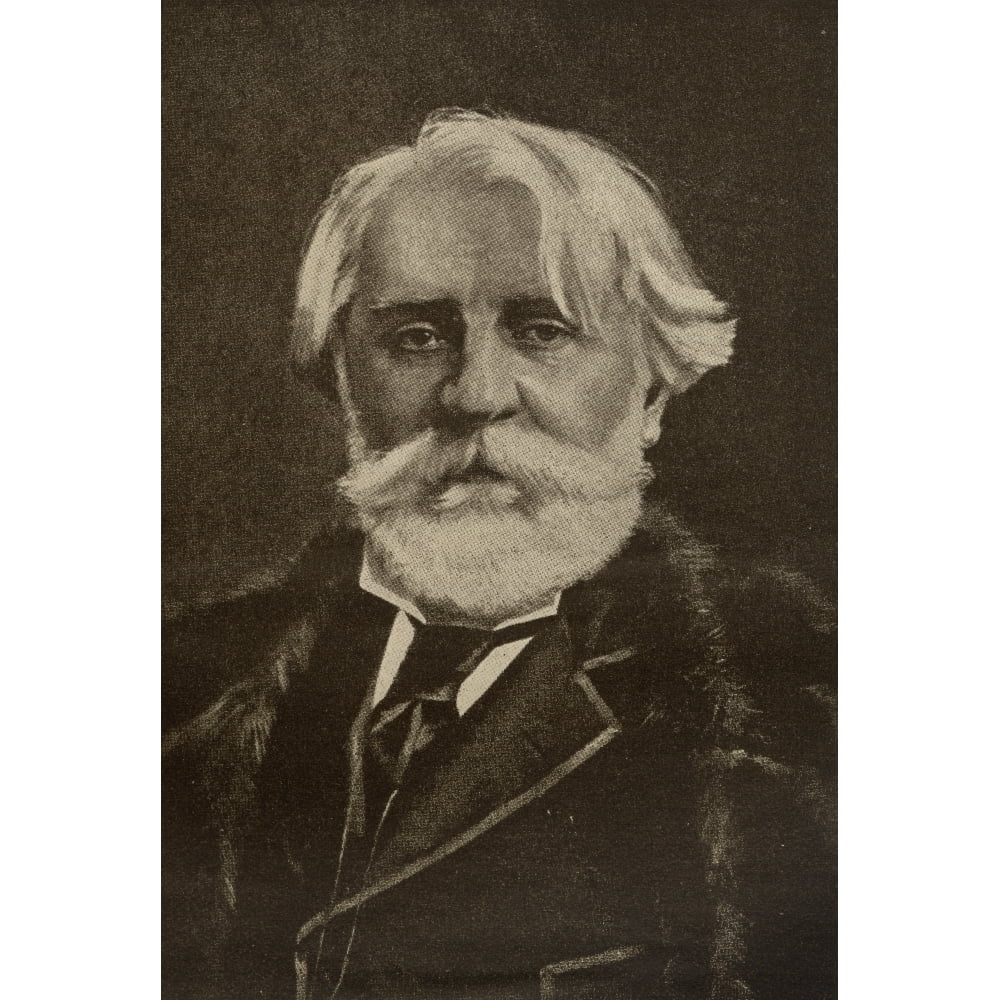 Ivan Sergeyevich Turgenev 1818-1883. Russian Writer. From The Book The ...