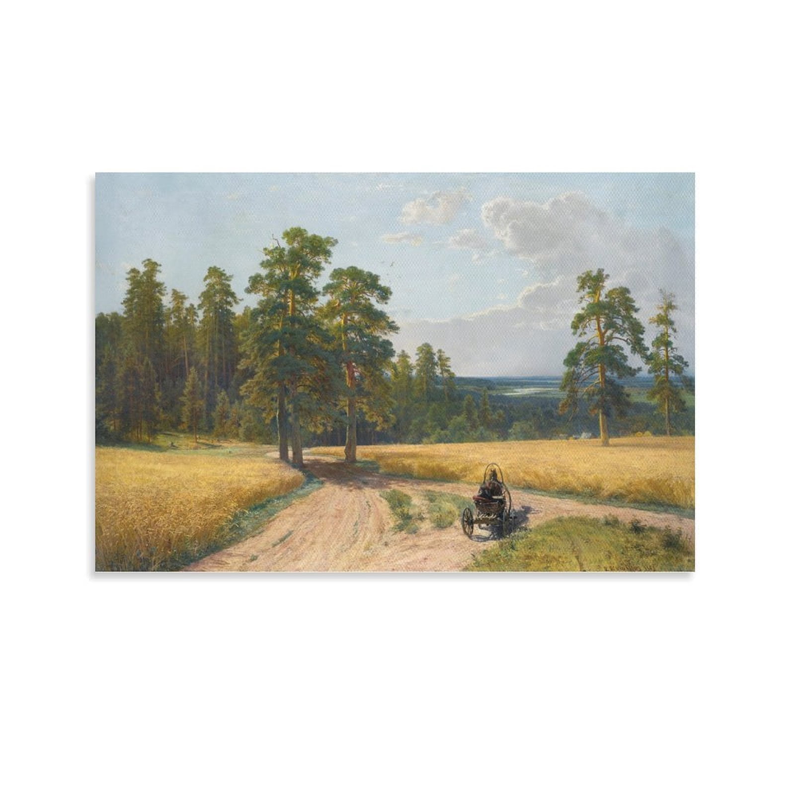 Ivan Shishkin 《At The Edge of The Pine Forest 1897》 Prints Poster Print ...