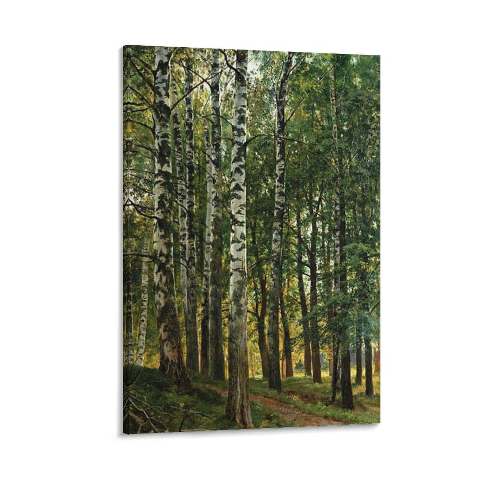 Ivan Shishkin Poster Birch Grove 2 Gifts Canvas Painting Poster Wall ...