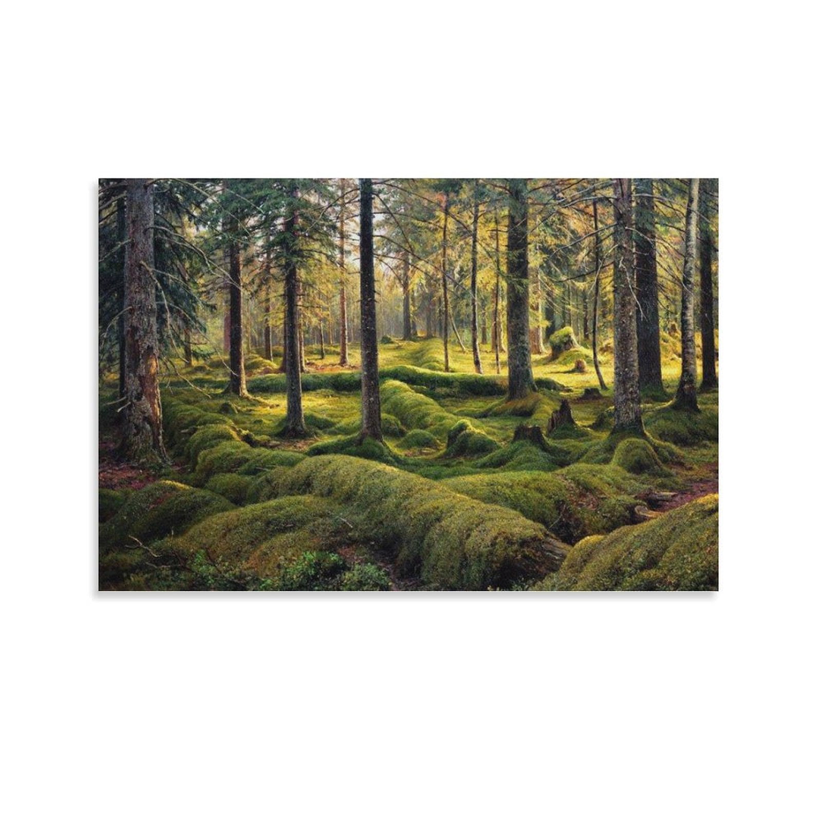 Ivan Shishkin Poster Forest Cemetery Room Aesthetic Poster Print Art ...