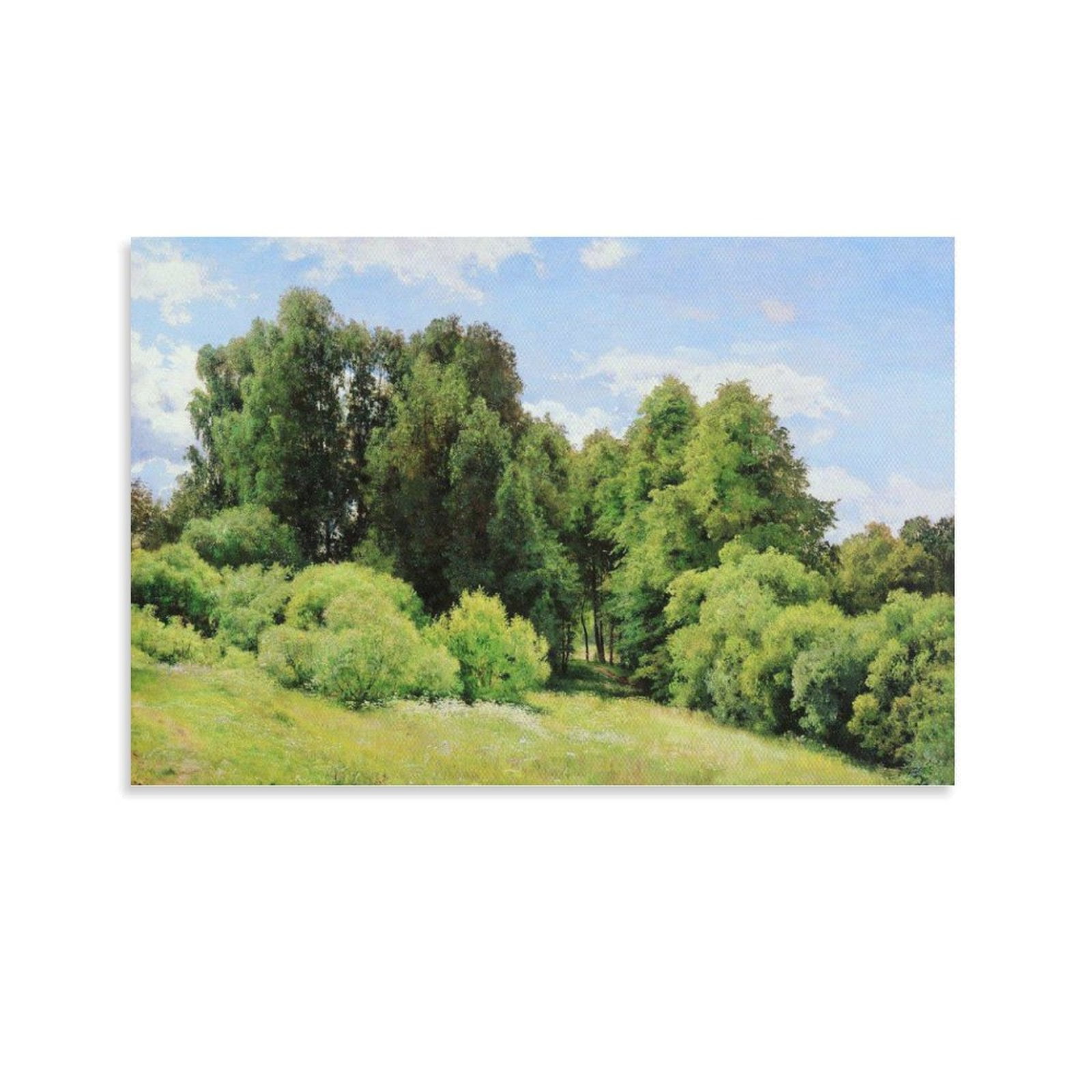 Ivan Shishkin Poster Forest Glade (Glade) Artworks Canvas Poster Room ...