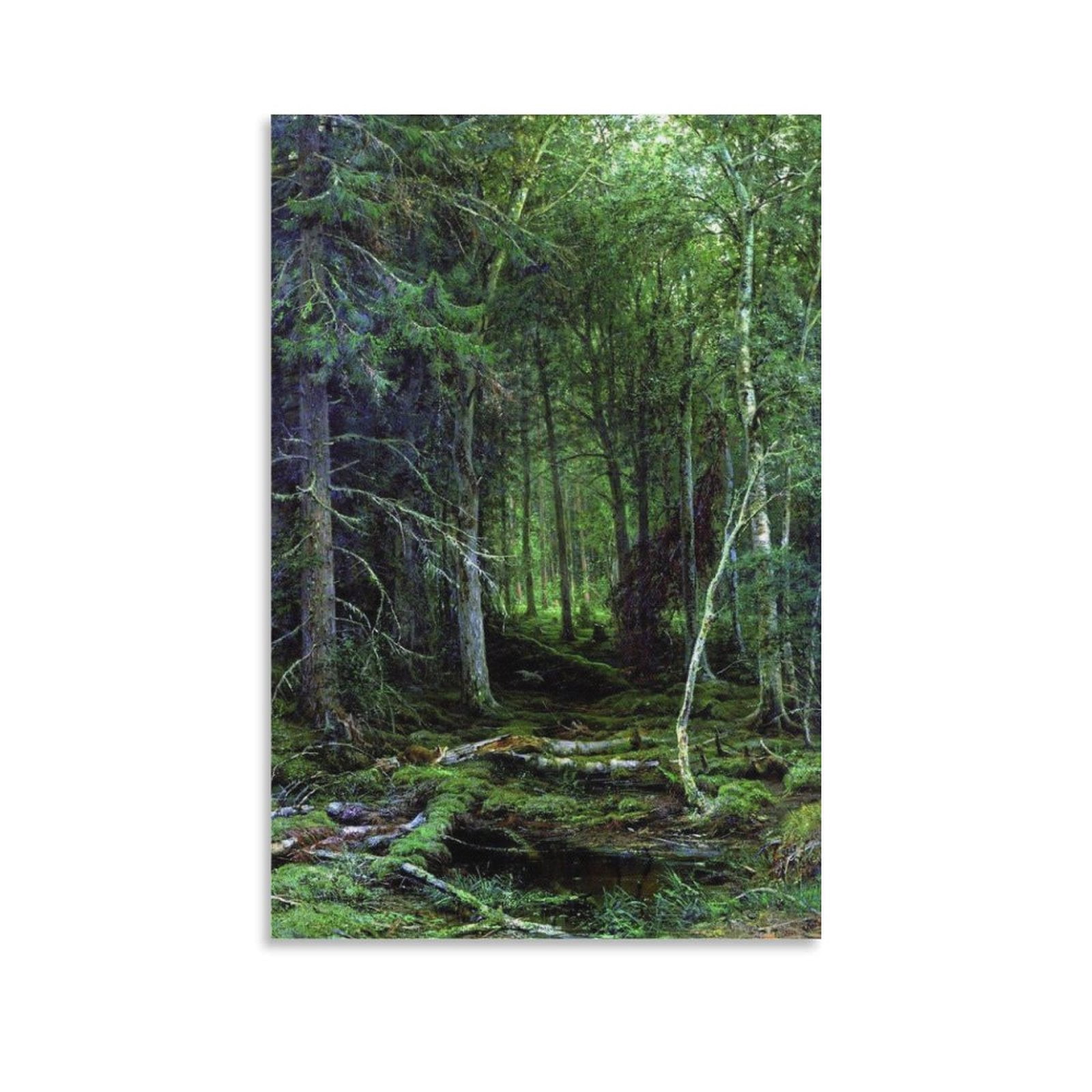 Ivan Shishkin Print Painting Backwoods Poster Decorative Painting ...