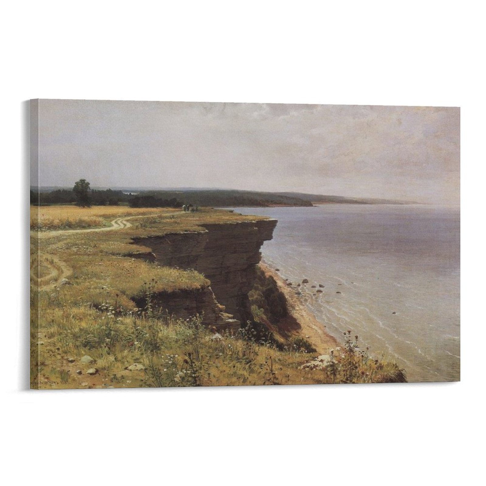 Ivan Shishkin Print Painting On The Shore of The Gulf of Finland ...