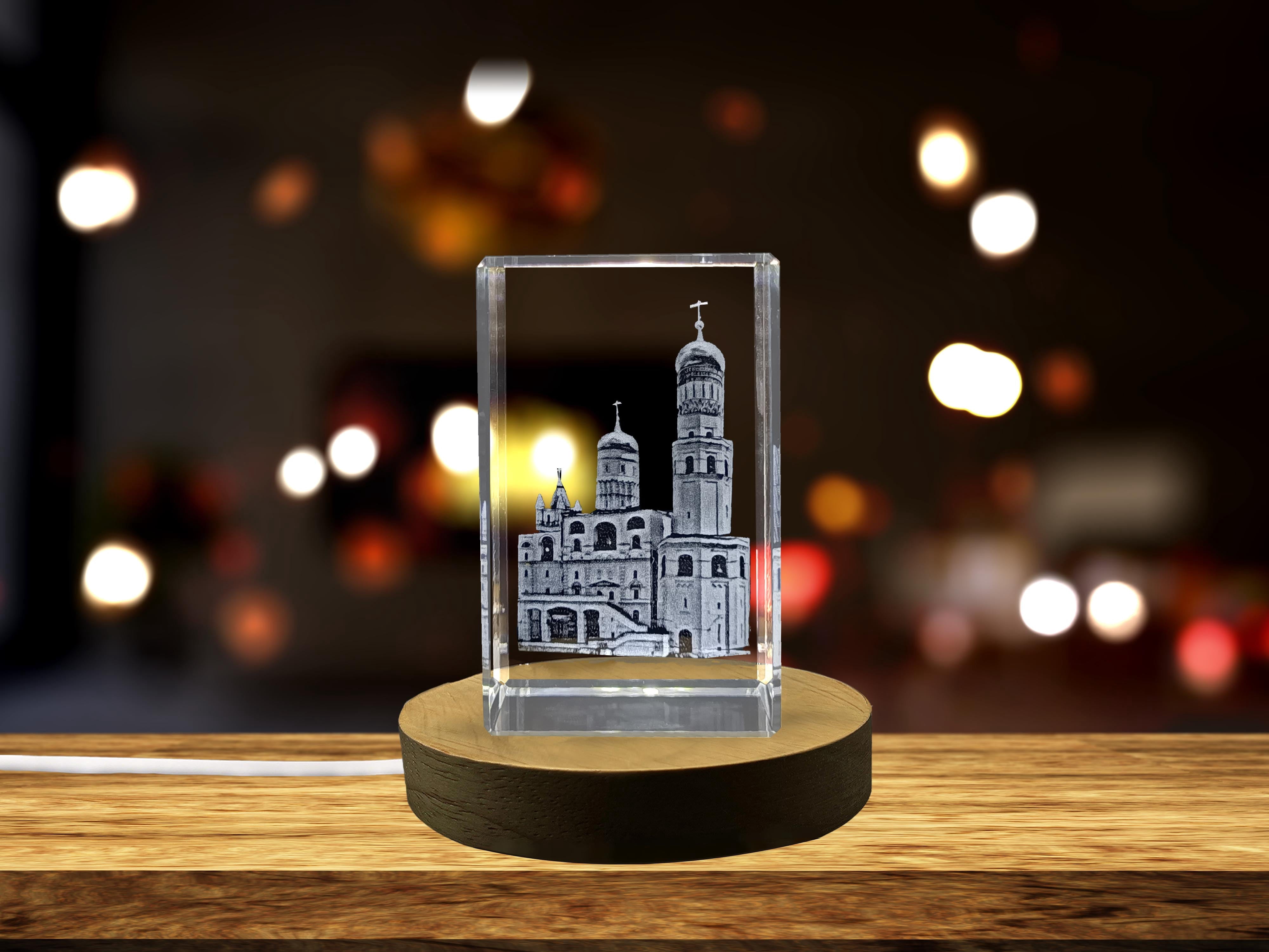 Ivan the Great Bell Tower 3D Engraved Crystal - A Stunning ...