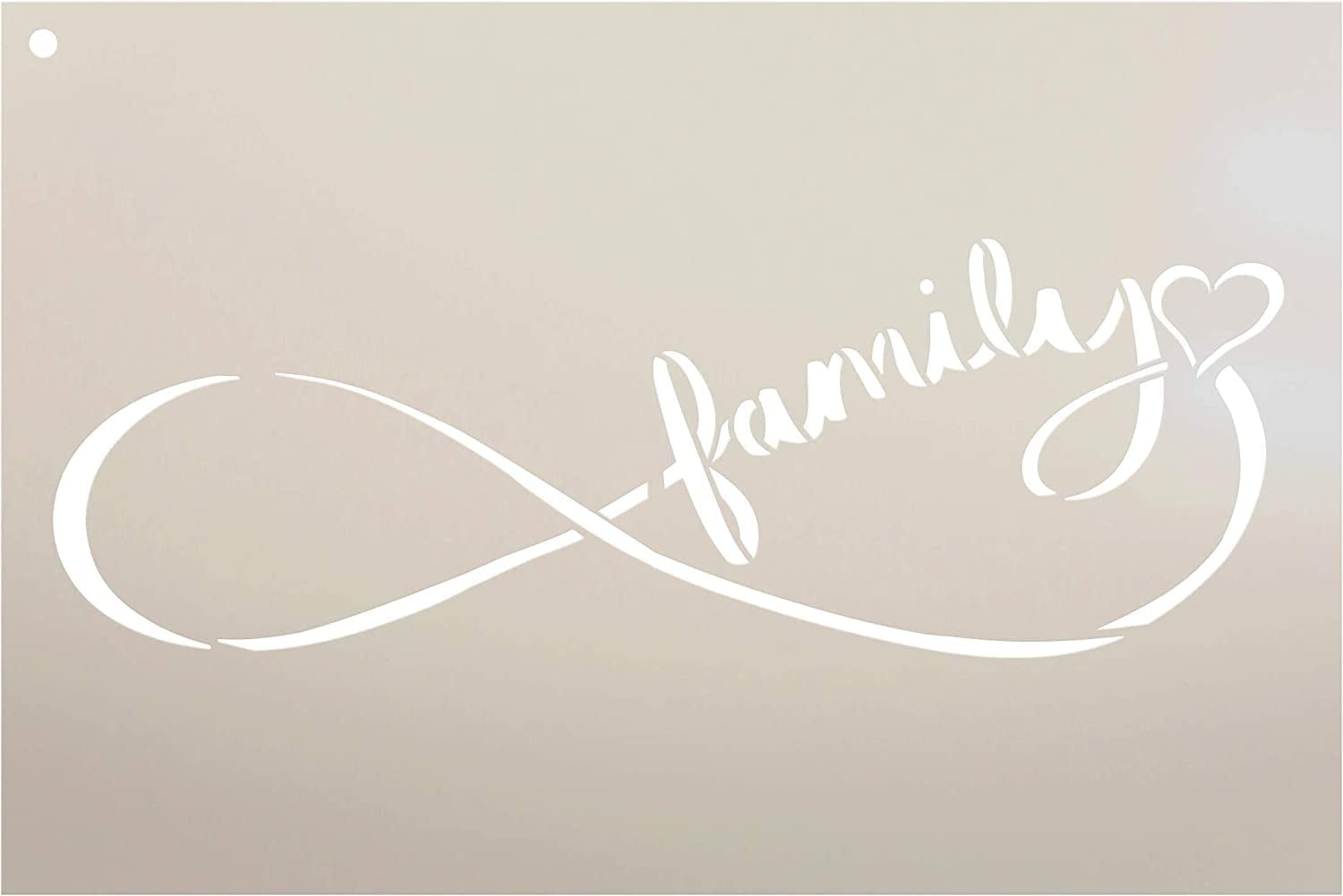 Ivanas Family Infinity Symbol Stencil Reusable Mylar Template Use to ...