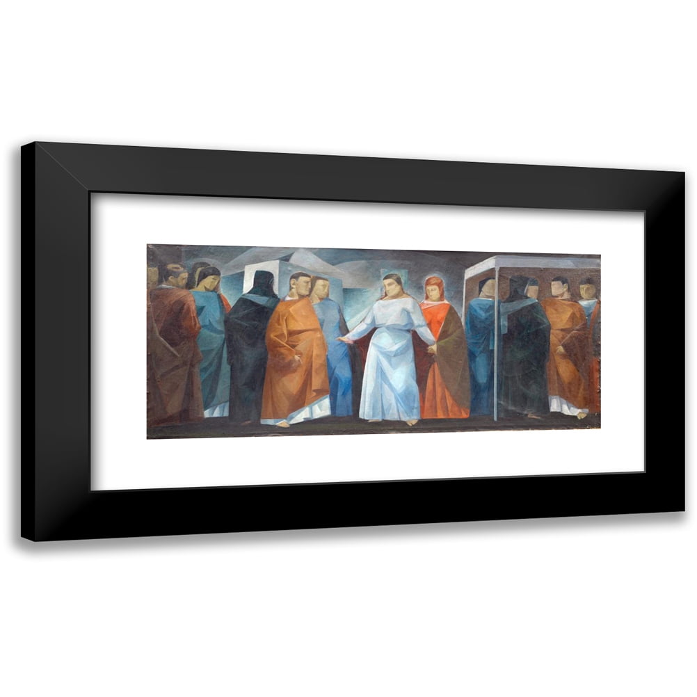 Ivar Rosenberg 24x13 Black Modern Framed Museum Art Print Titled - The ...