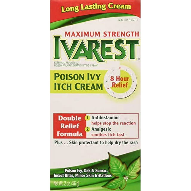 Ivarest 8 Hour Maximum Strength Anti - Itch Cream - 2 Oz - Walmart.com
