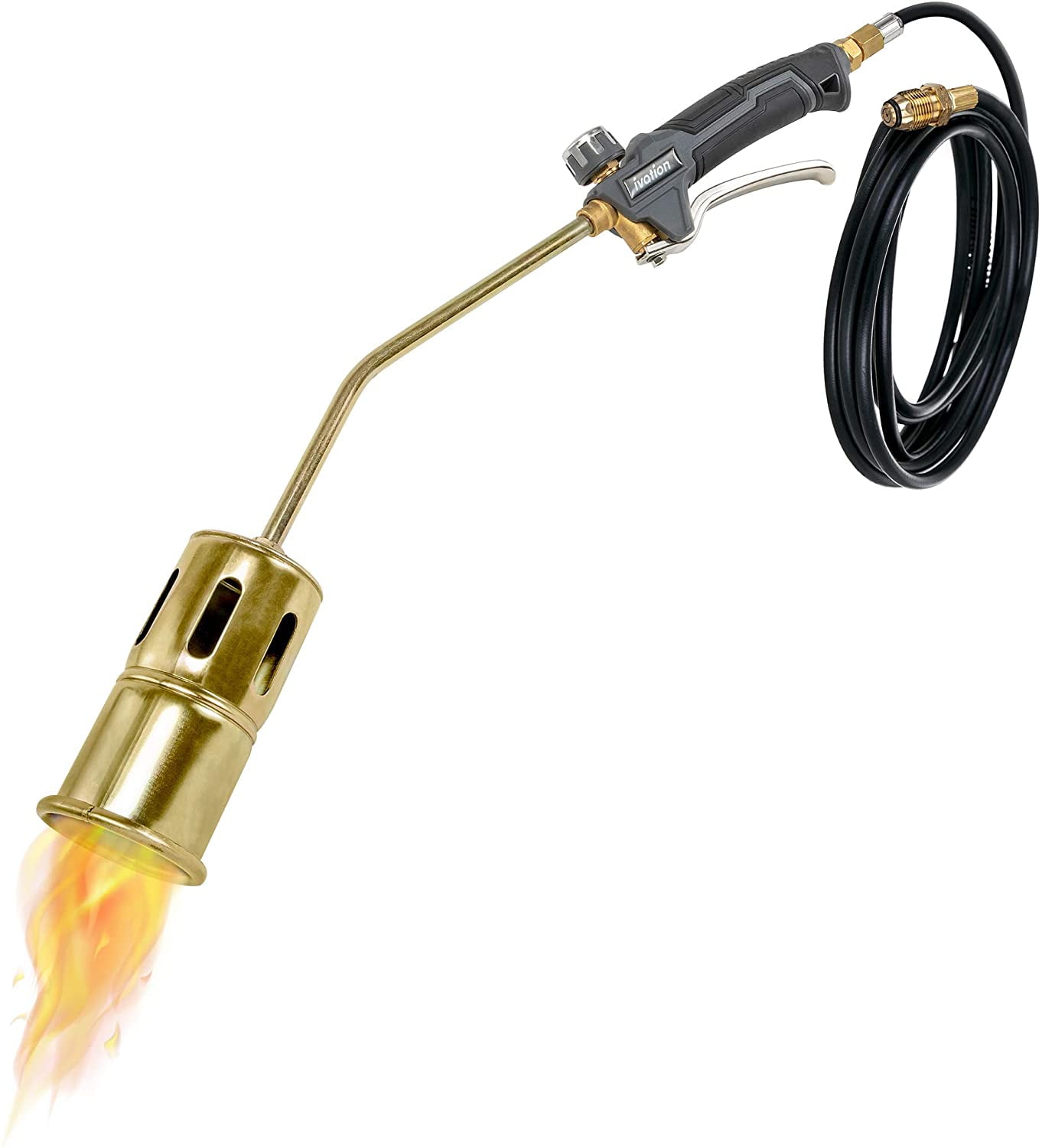 Ivation 320,000 BTU Propane Torch, Heavy Duty Weed Burner, Extra Long ...