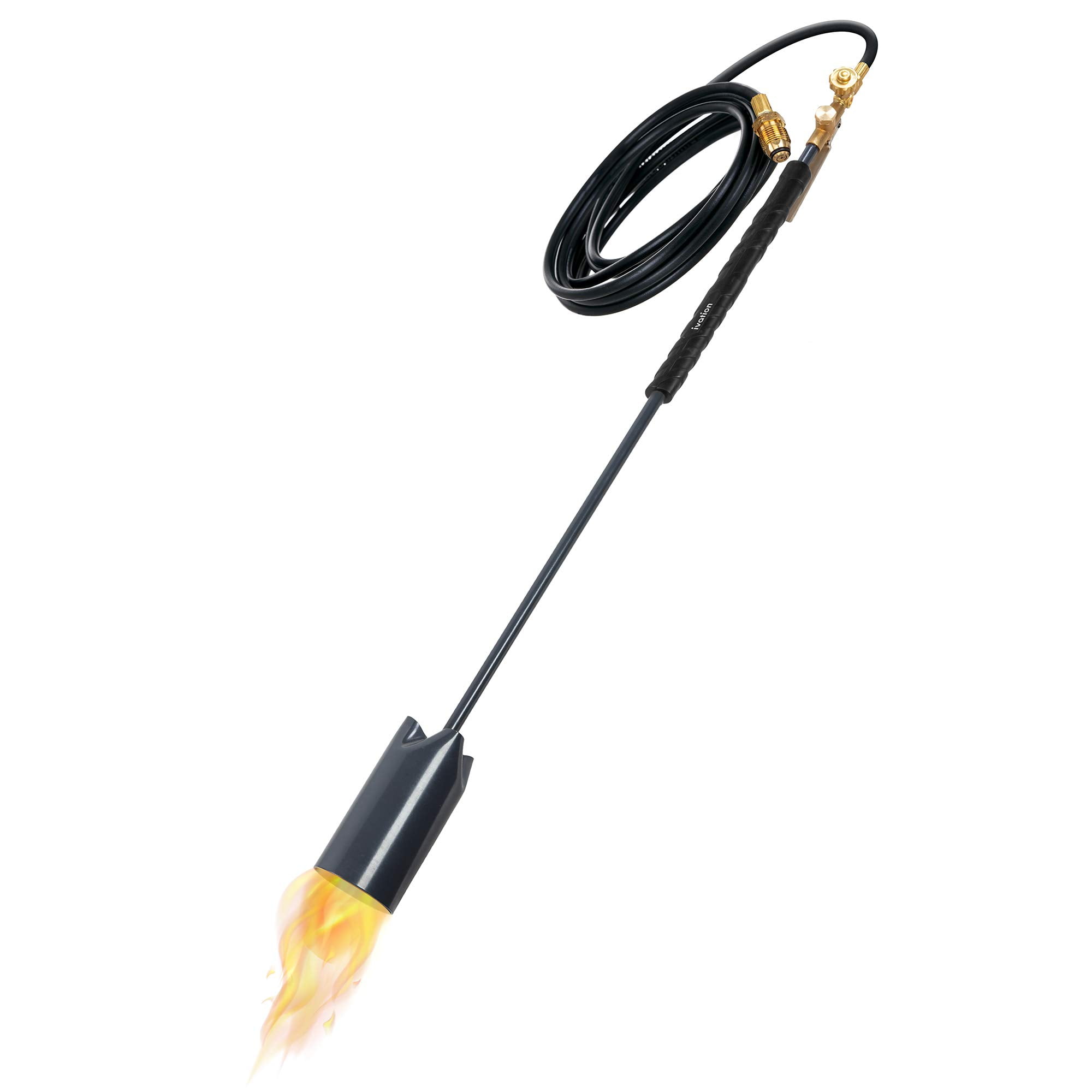 IVATION 500,000 BTU Propane Torch, Heavy-Duty Weed Burner w/10‚Äô Hose ...