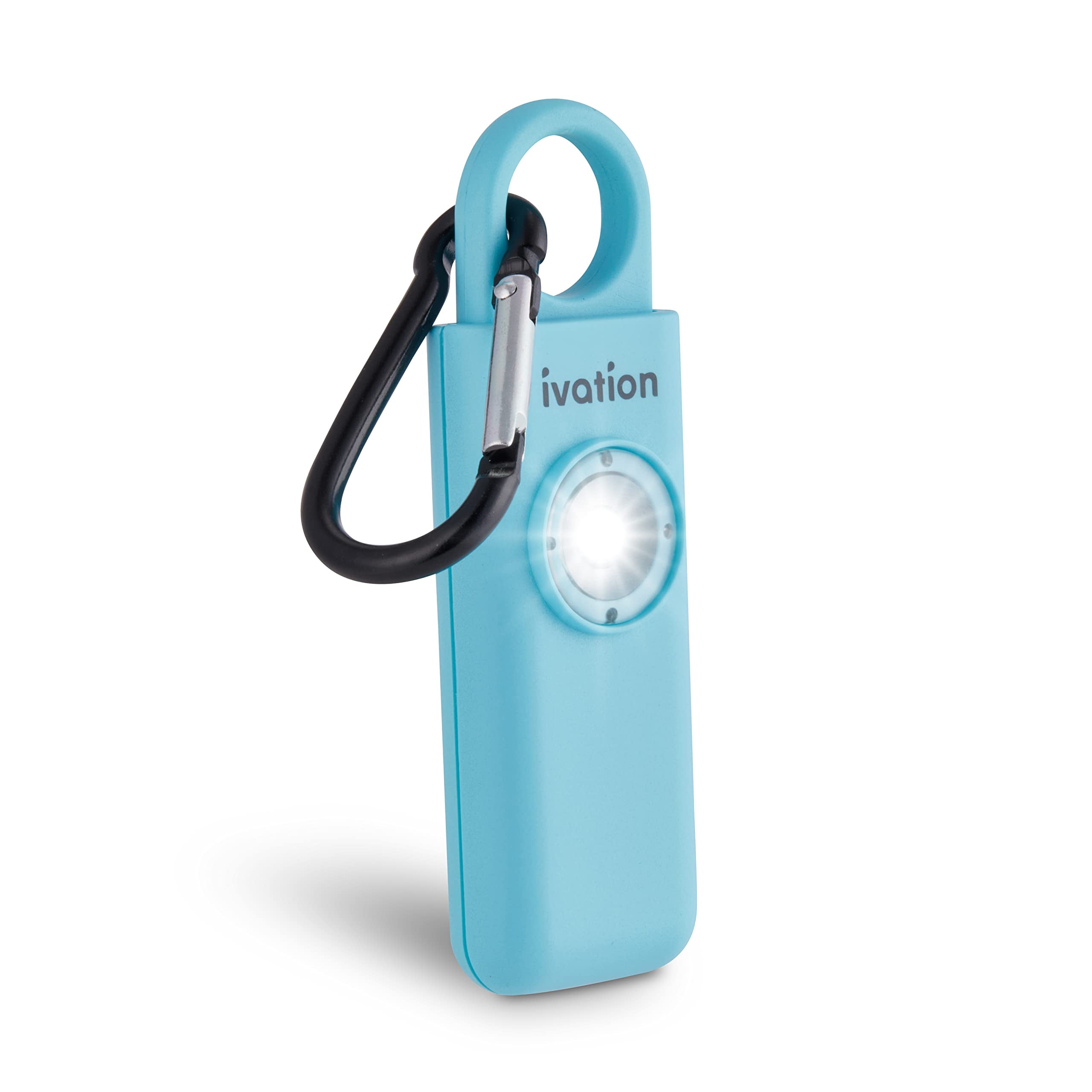 Ivation Personal SOS Keychain Alarm, Rechargeable Personal Alarm with ...