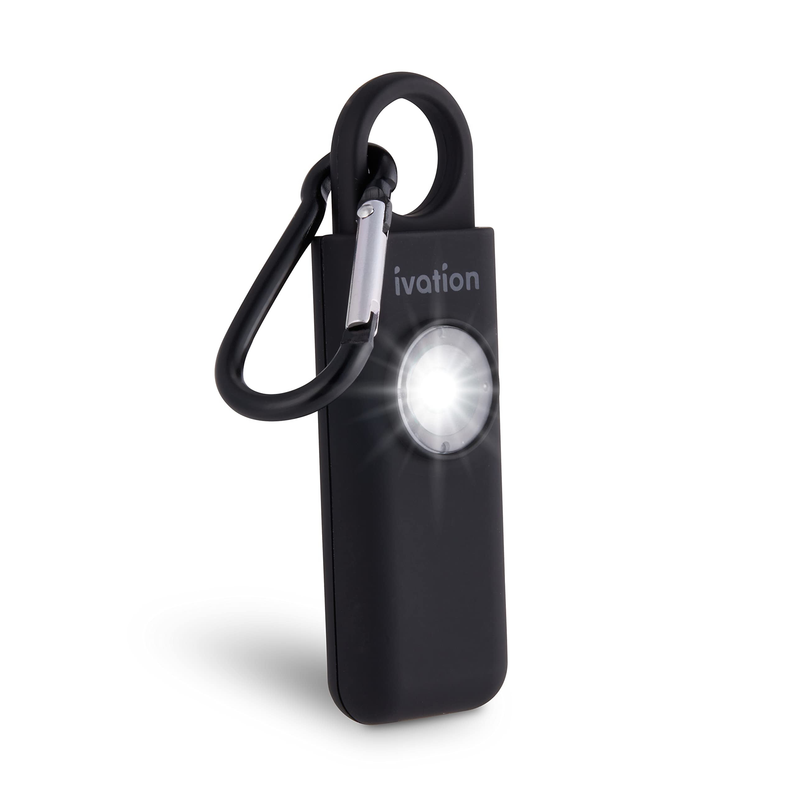 Ivation Personal SOS Keychain Alarm, Rechargeable Personal Alarm with ...