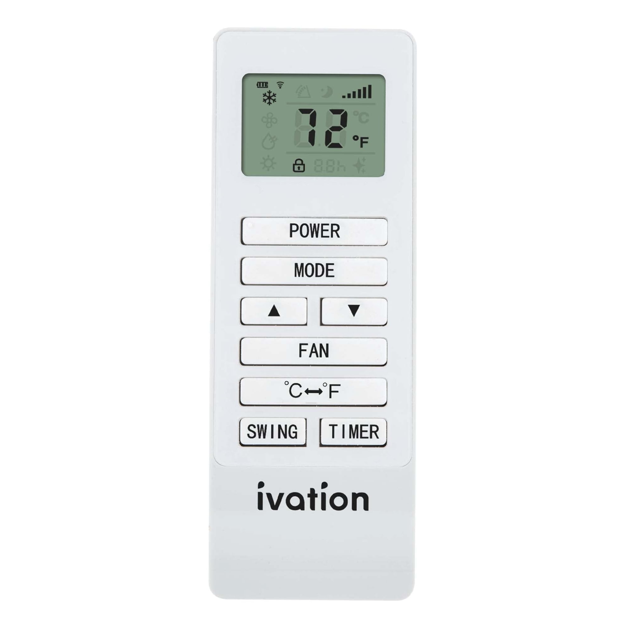 Ivation Remote Control for IVAPACWIFI8K/10K/12K/13K Air Conditioner ...