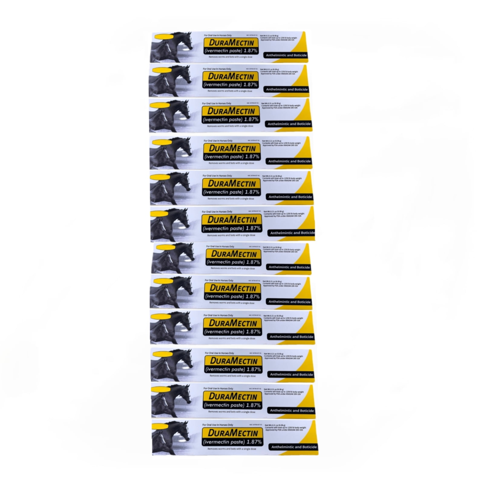 Ive-rm-ectin Gel Dewormer For Horses - Apple Flavored, Broad Spectrum ...