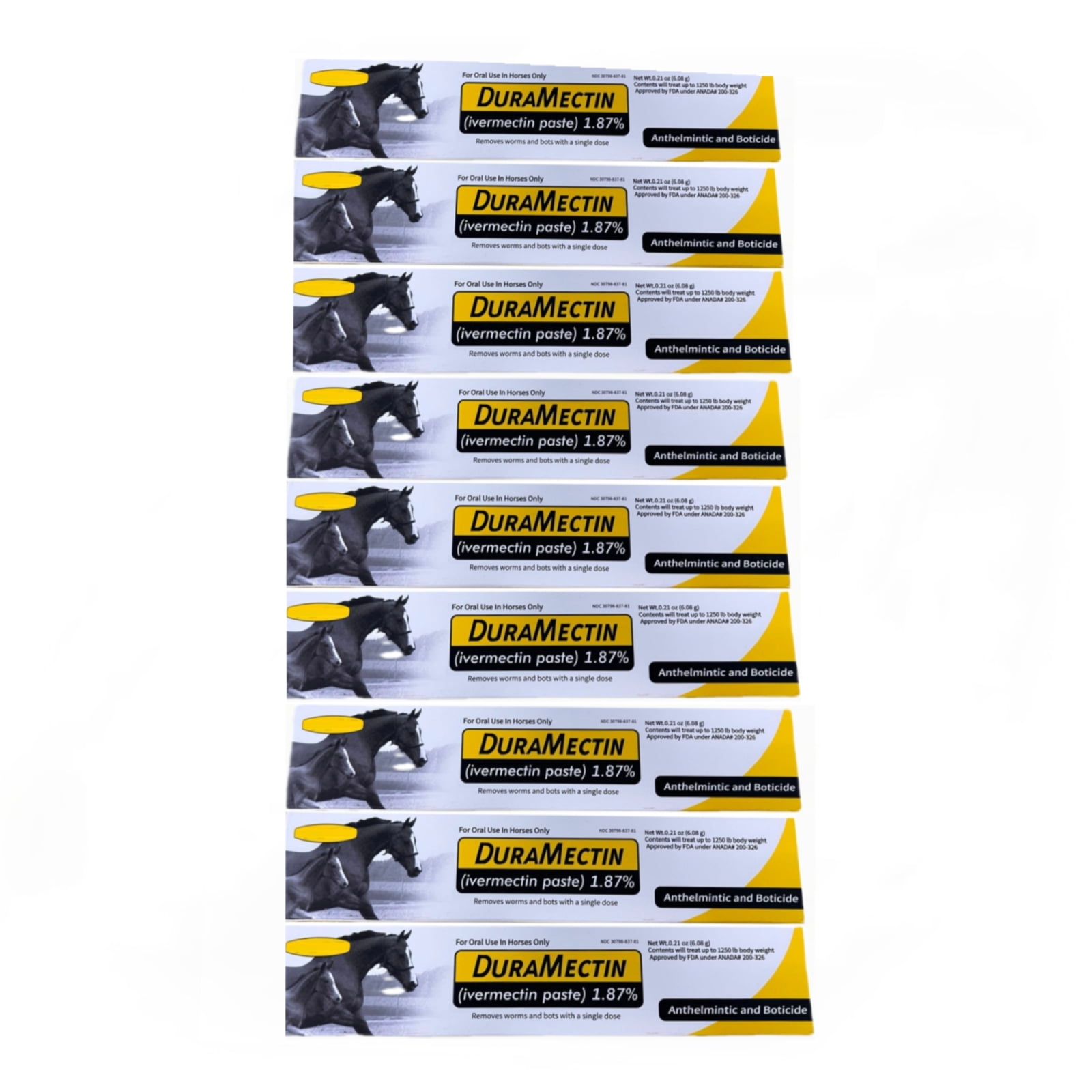 Ive-rm-ectin Gel Dewormer For Horses - Apple Flavored, Broad Spectrum ...