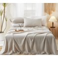 Ivellow Pure Linen Sheets 100 Linen Bed Sheets California King Sheet