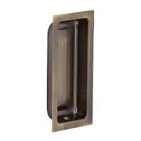 Ives 227B Wrought Brass Rectangle Flush Pull 3 5/8" X 1 3/4" X 9/16" - Black - Walmart.com