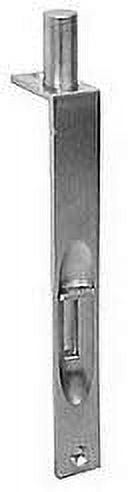 Ives 262B 6" Cast Brass Manual Flush Bolt - Chrome - Walmart.com