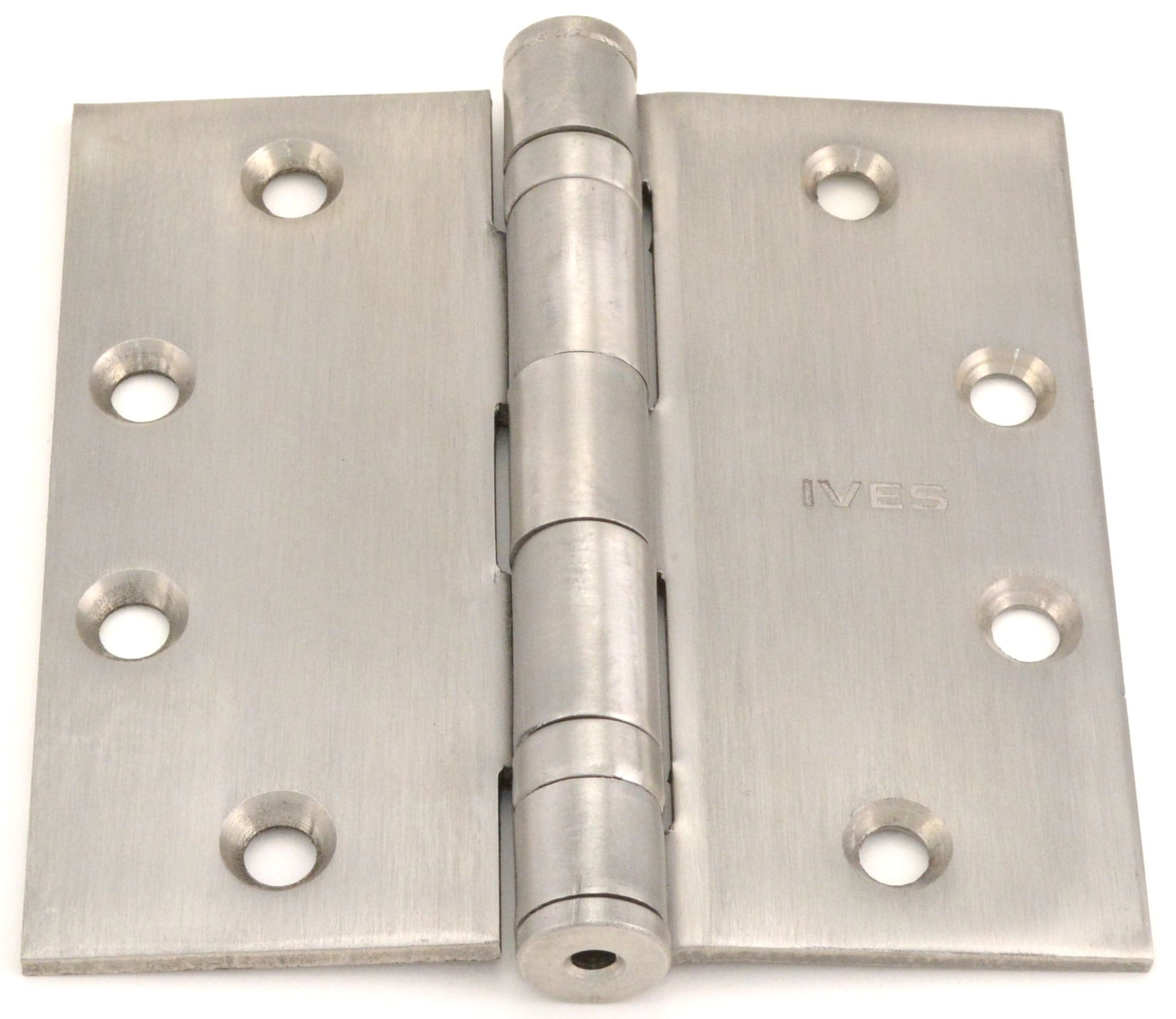 Ives 5BB1 4.5 X 4.5 US32D Ball Bearing Full Mortise Hinge, Stainless ...