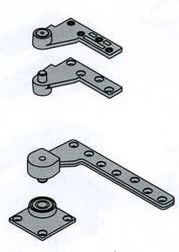 Ives 7244F-Set 1 1/2" Brass Offset Fire Rated Pivot Set 400 Pound ...