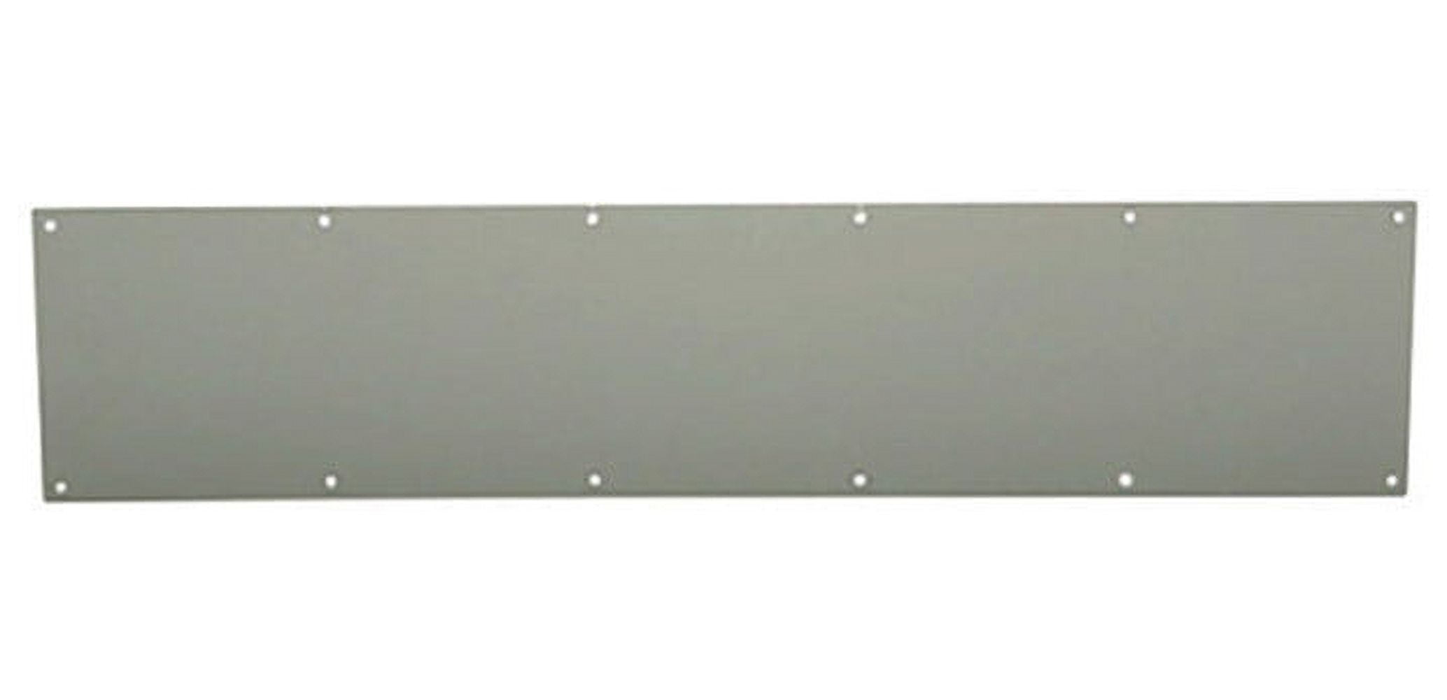 Ives Satin Gray Stainless Steel Push Plate 1 pc - Walmart.com