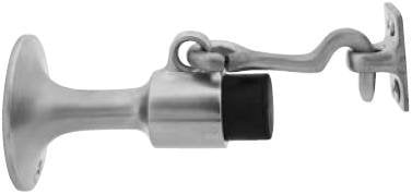 Ives WS445 Cast Brass or Aluminum Wall Door Stop with Manual Hold-Open ...