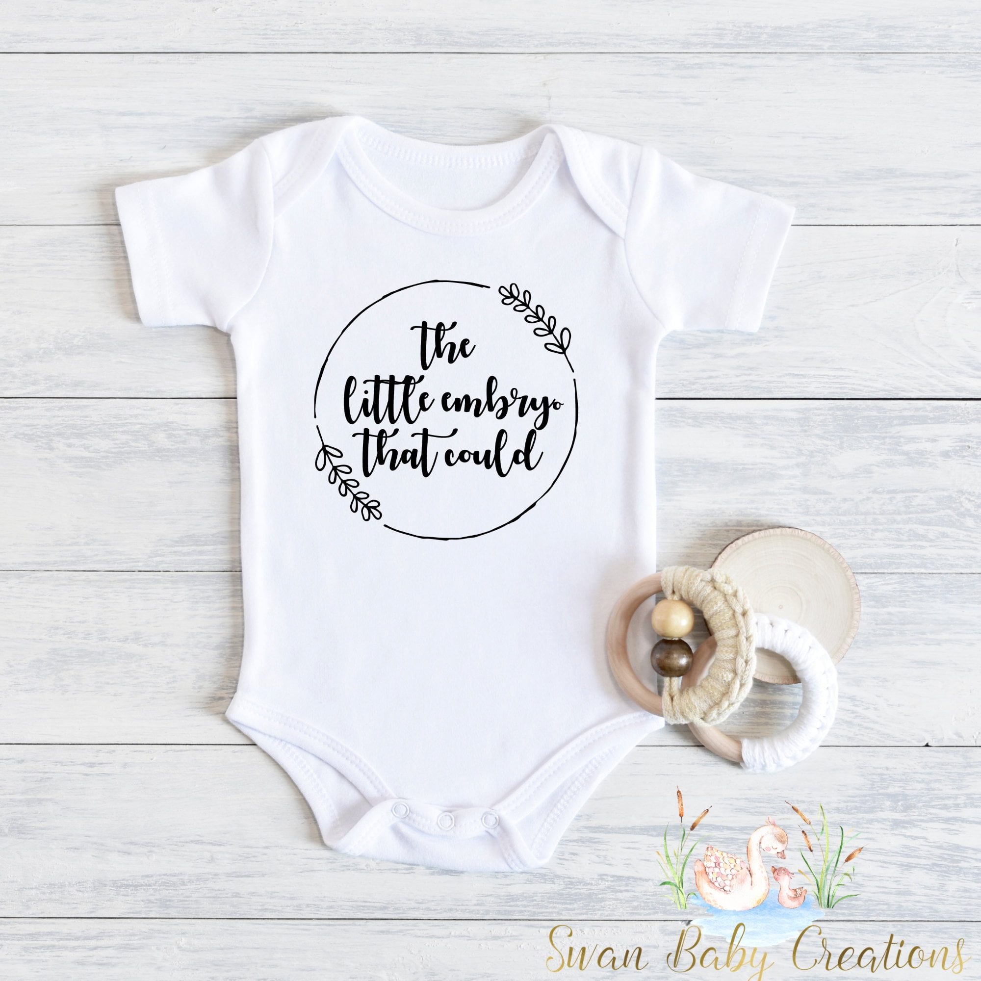 Ivf Baby Announcement Bodysuit, Little Embryo That Could, Ivf Baby ...