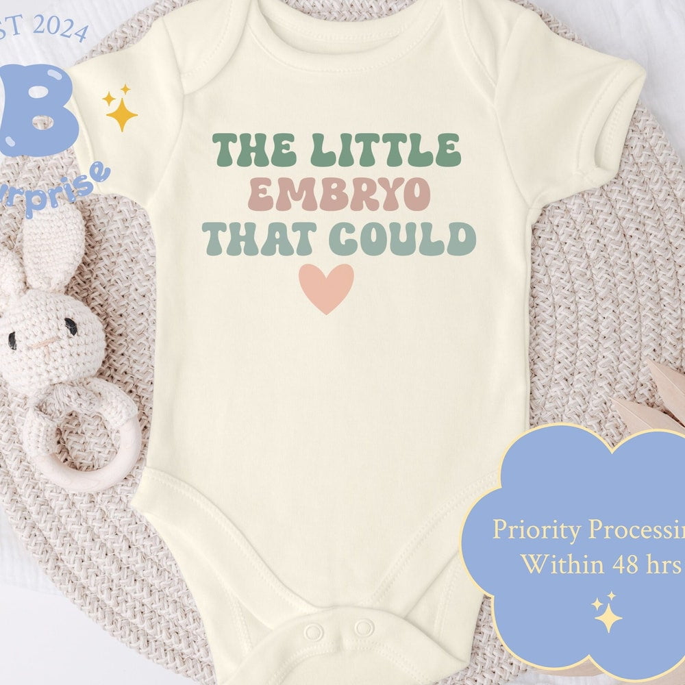 Ivf Baby Onesie, The Little Embryo That Could, In Vitro Gerber Onesie ...