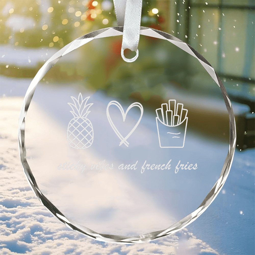 Ivf Mom Pregnancy Transfer Day Sticky Vibes French Fries Ornament Home ...