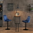 Ivinta Bar Table with Pine Wood Top, Rectangle High Top Kitchen ...
