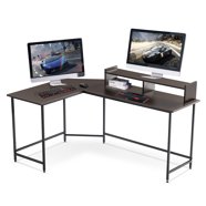 Ktaxon Wall-Mounted Floating Computer Desk with Storage Shelves and ...